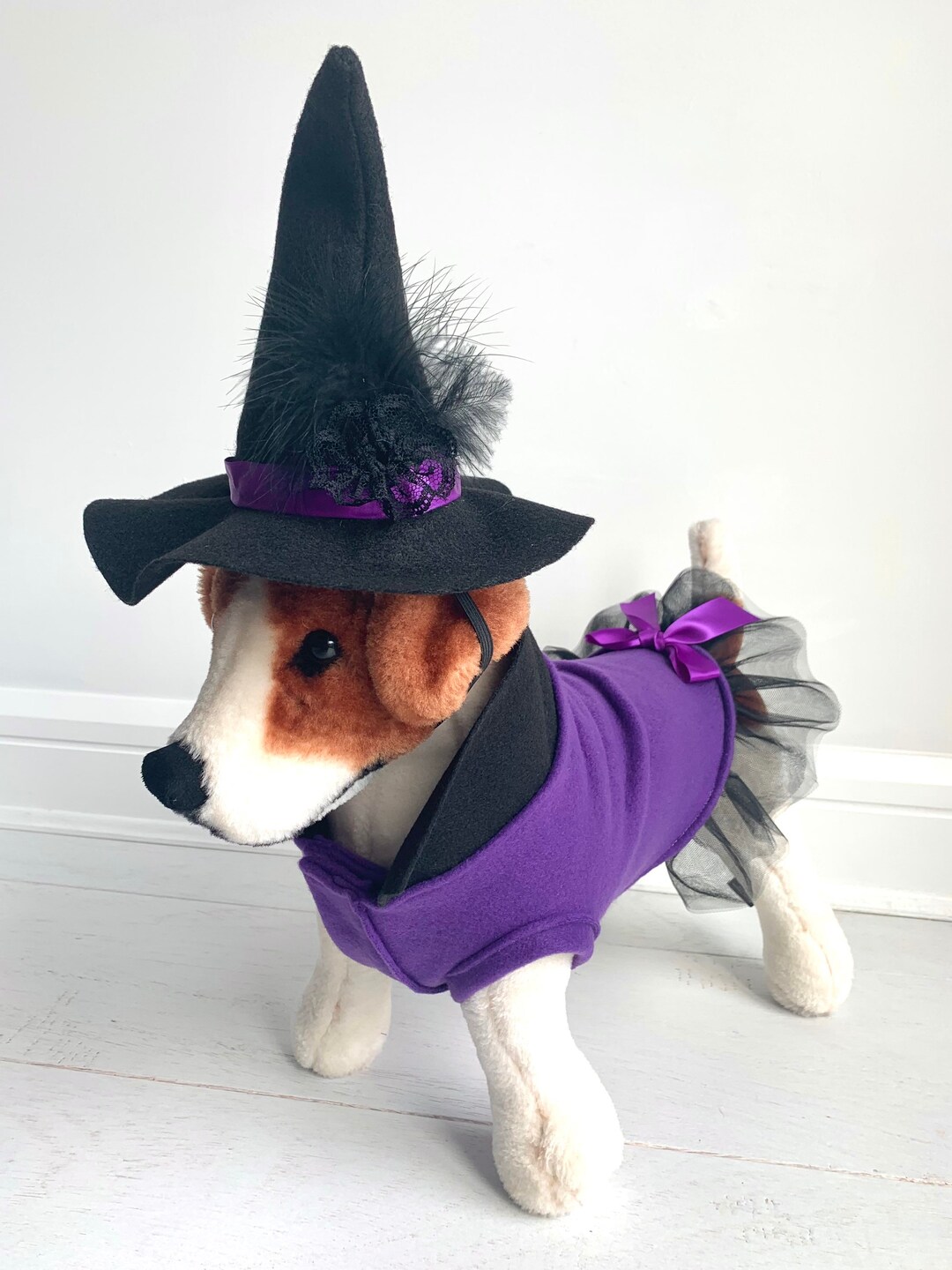 Witch Costume- Dog Halloween Costume- Dog Witch Costume by ...