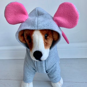 Mouse Costume for Dogs- Dog Halloween Costume- Rat Costume- Gray Mouse ...