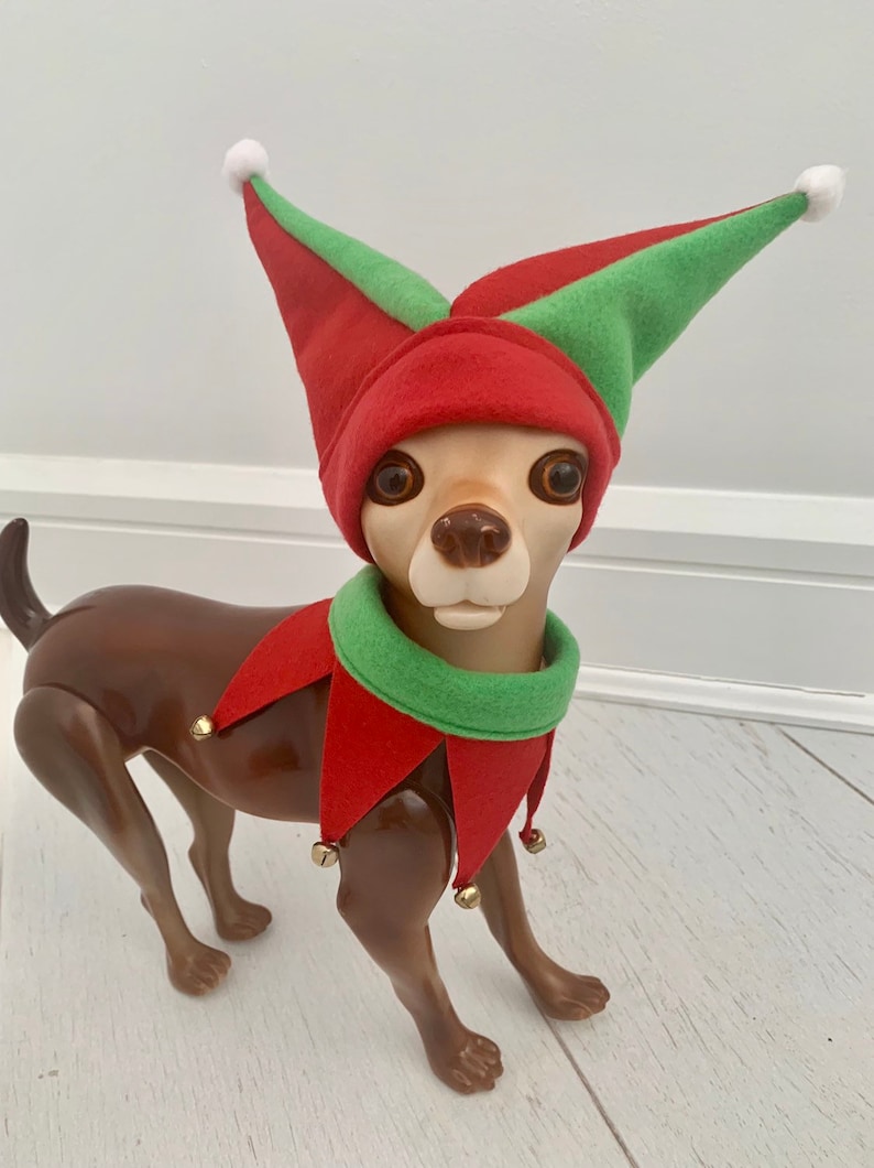 Elf Costume Dog Elf Costume Dog Christmas Costume Pet - Etsy