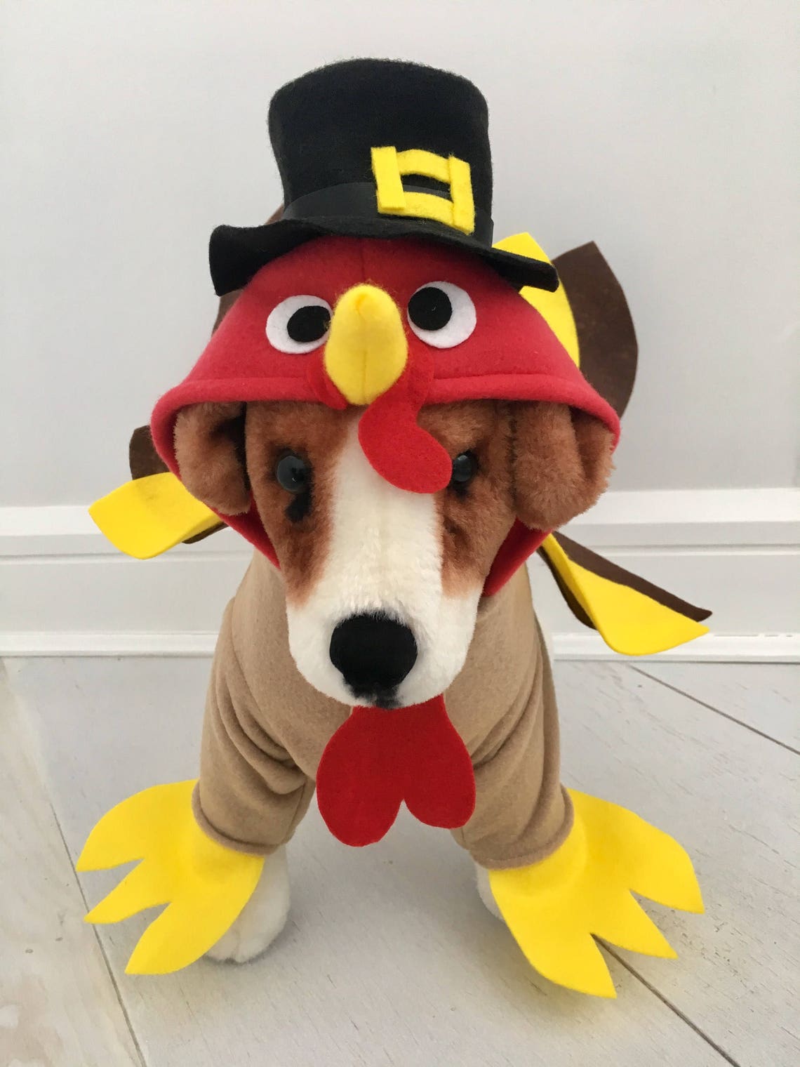 Turkey Costume Dog Thanksgiving Costume Dog Turkey Costume | Etsy