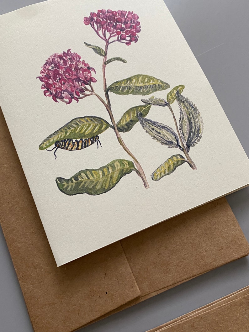 Botanical Nature Greeting Cards - Etsy