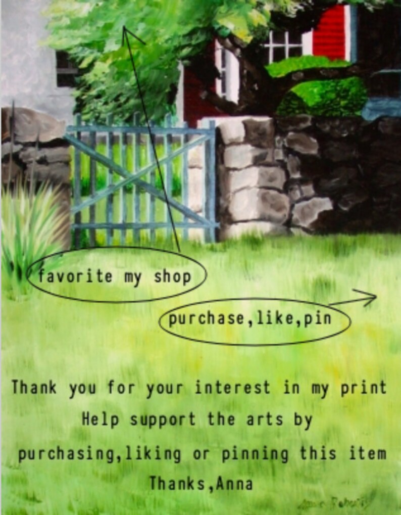 Garden Wood Gate, Giclee Art Print, New England Art, Garden Print, Wood ...