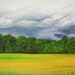 Spring Storm Clouds, Giclee Art Print, Landscape Painting, Cloud Art ...