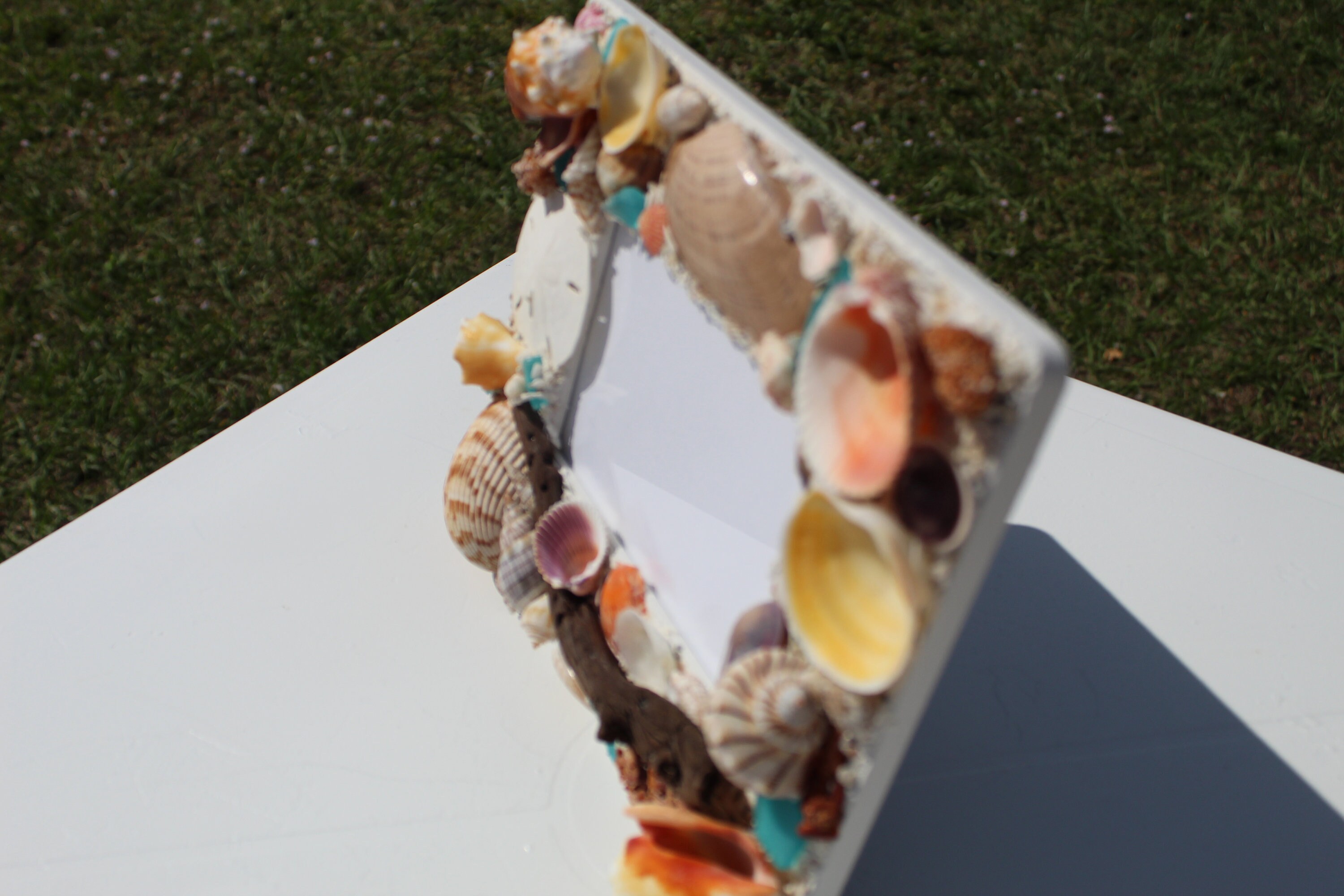 Beach Photo Frame, Seashell Frame, Shell Photo Frame, Shell Frame ...