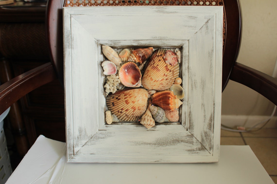 Resin Shell Wall Hanging for Beach Decor, Shell Art for Coastal Home ...