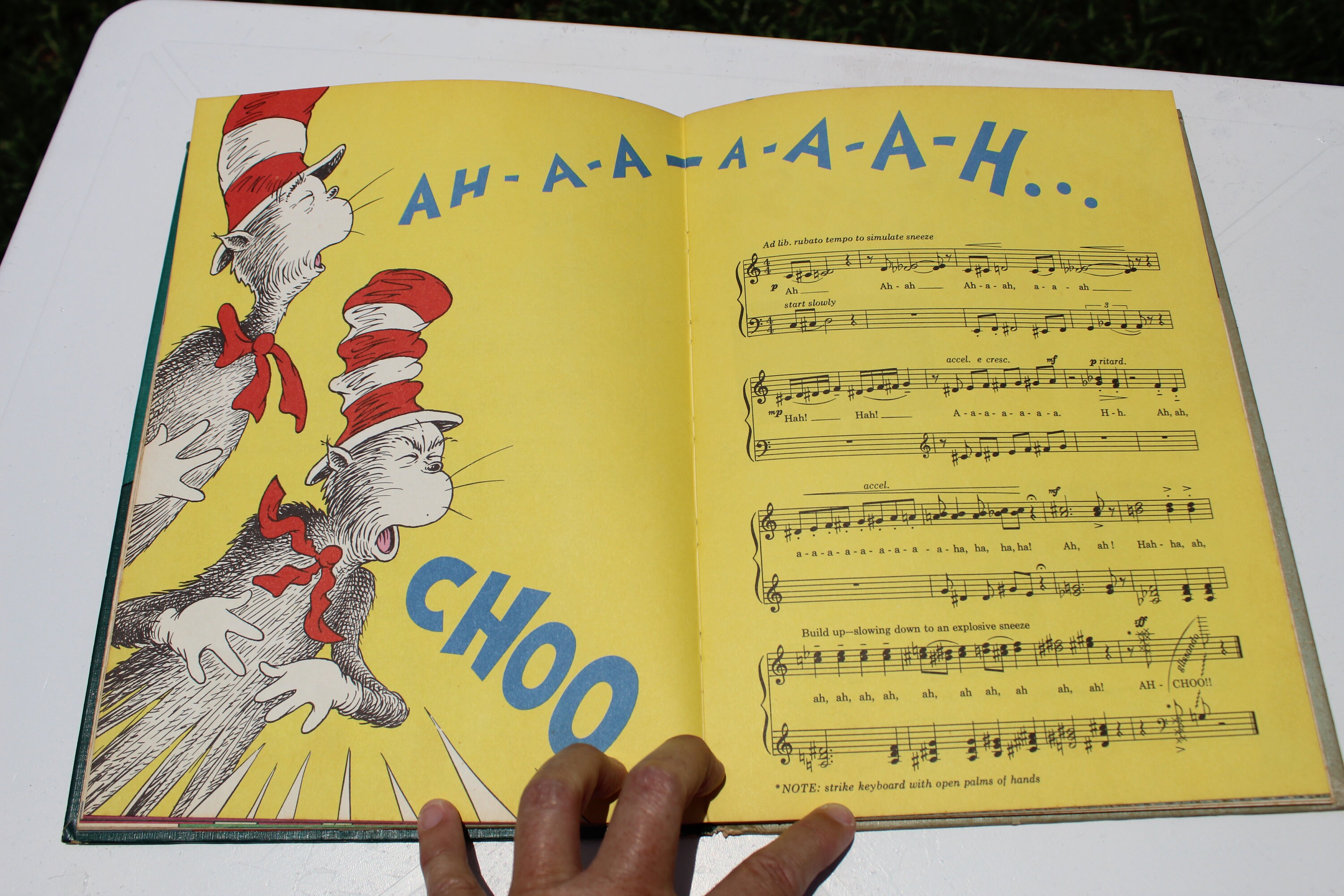 Original Vintage Dr. Suess, the Cat in the Hat Song Book by Dr Suess ...