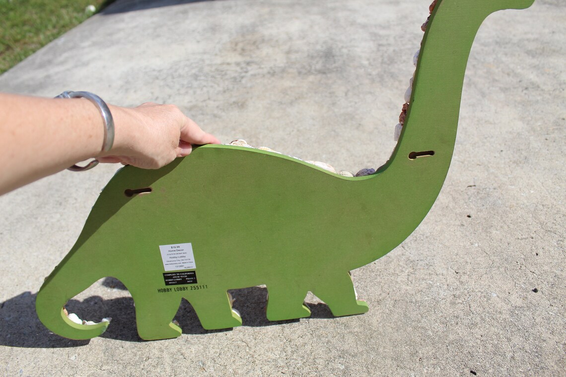 Nursery Shell Dinosaur Wall Decor-dino Bedroom-nursery Decor - Etsy