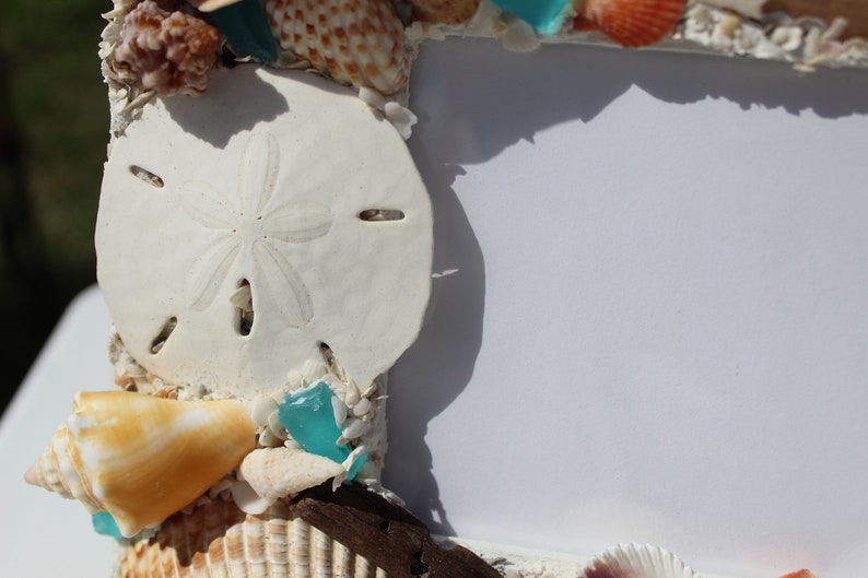 Beach Photo Frame, Seashell Frame, Shell Photo Frame, Shell Frame ...