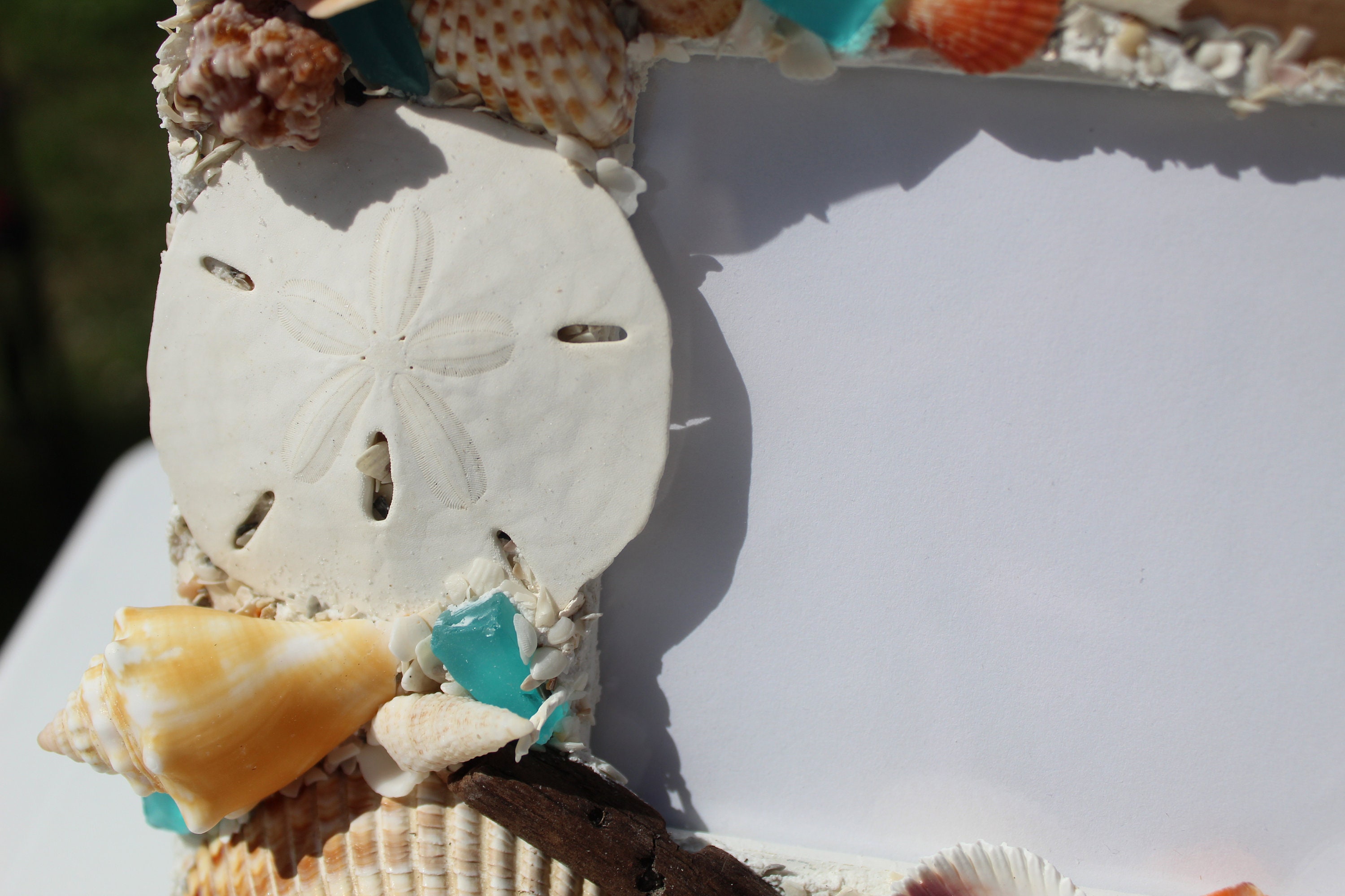 Beach Photo Frame, Seashell Frame, Shell Photo Frame, Shell Frame ...