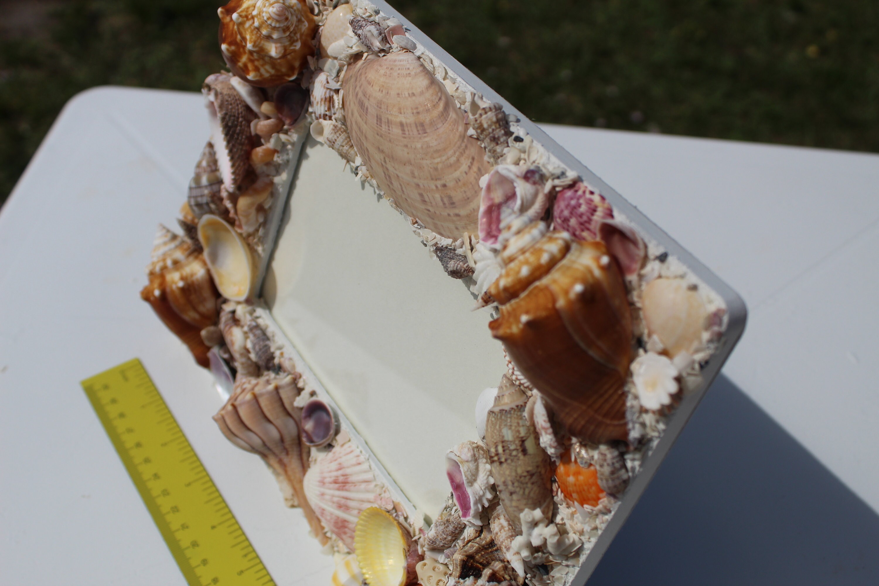 Seashell Frame, Beach Photo Frame, Shell Photo Frame, Shell Frame ...