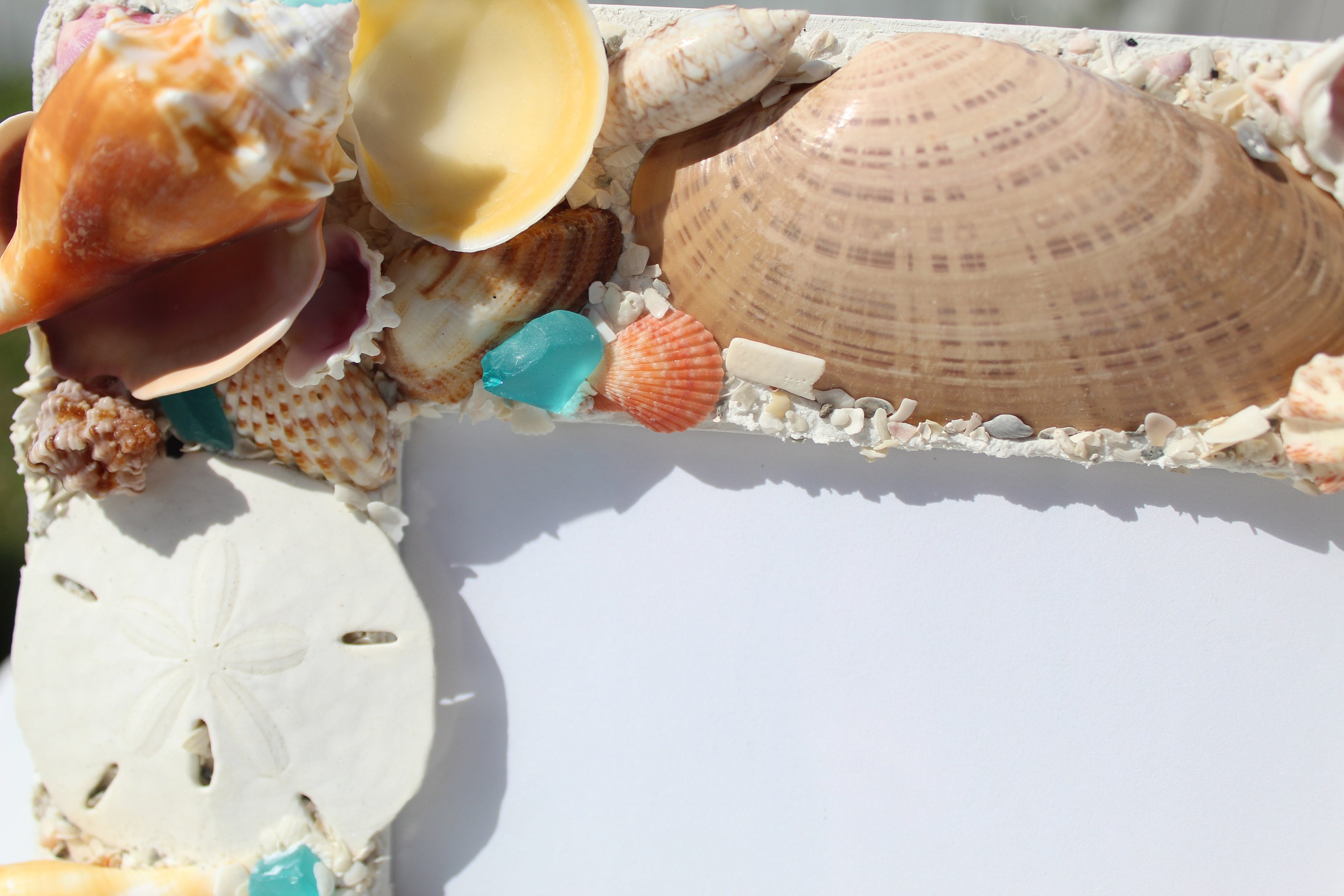 Beach Photo Frame, Seashell Frame, Shell Photo Frame, Shell Frame ...