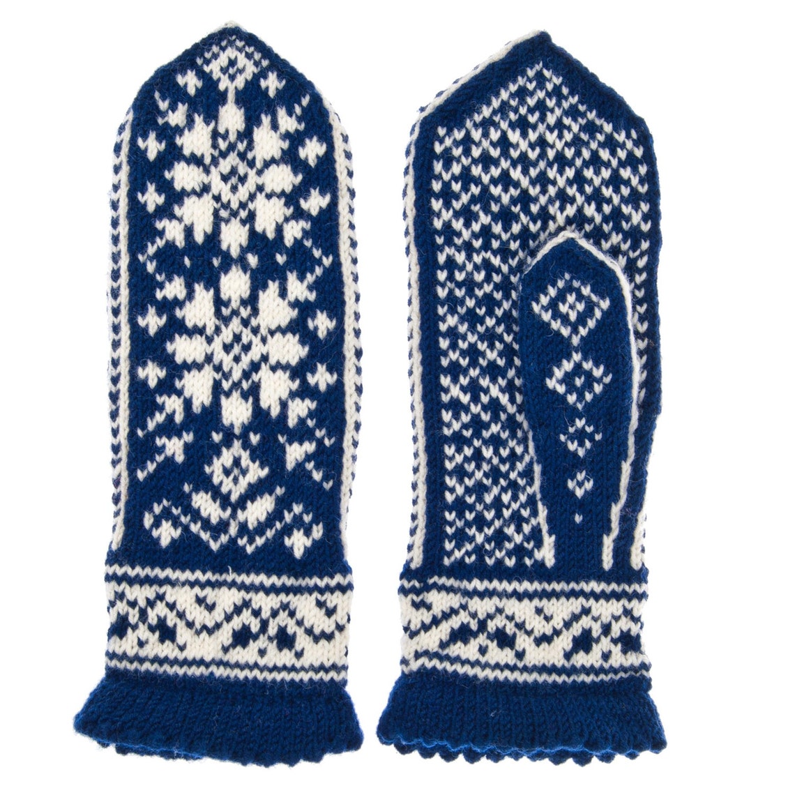 Warm and Long Mittens for Cold Winter Days in Featuring the - Etsy