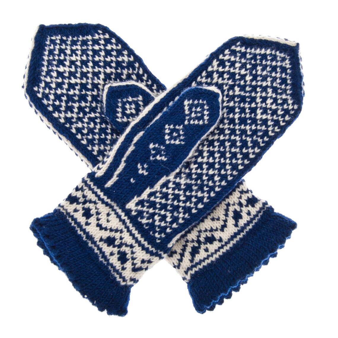 Warm and Long Mittens for Cold Winter Days in Featuring the - Etsy