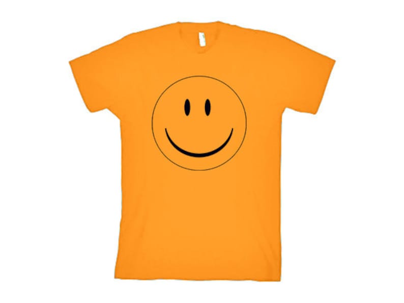 FUNNY TSHIRT Retro Smiley Face Cool Kids Mens Womens Kids 70s Retro ...