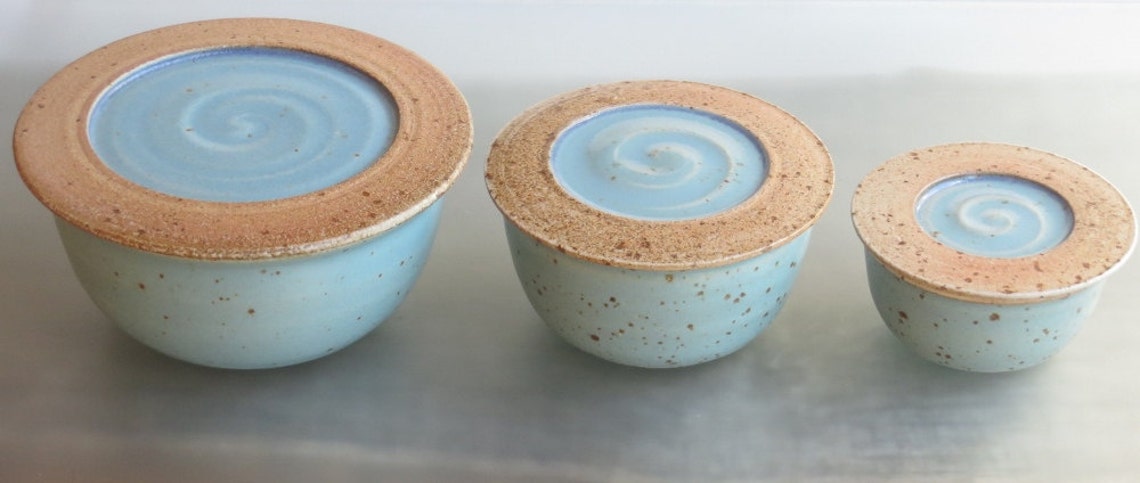 Food Storage Container Ceramic Jars Pottery Food Container Set | Etsy