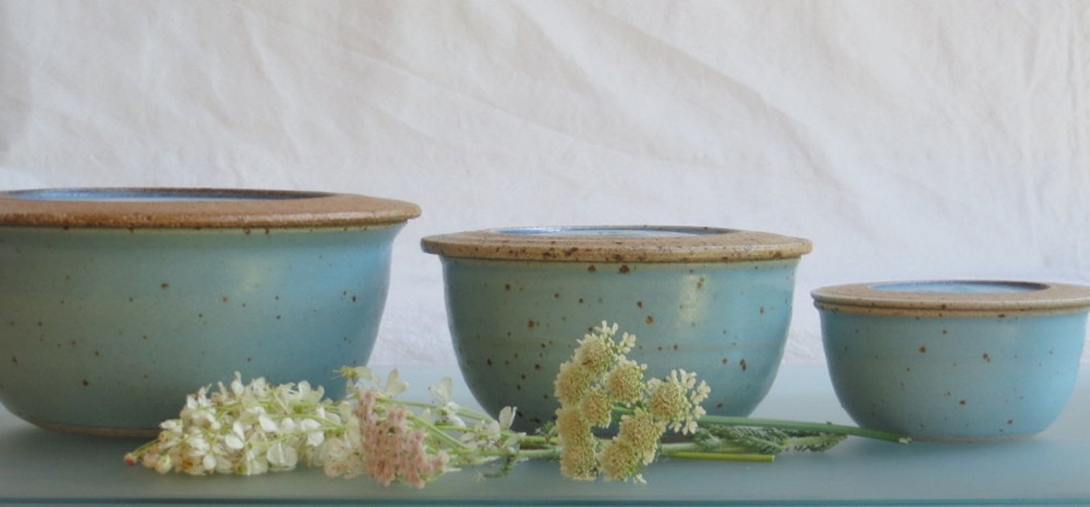 Food Storage Container Ceramic Jars Pottery Food Container Set | Etsy