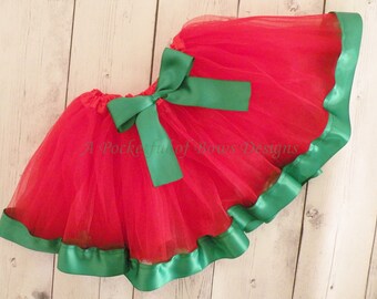 Girls christmas tutu | Etsy