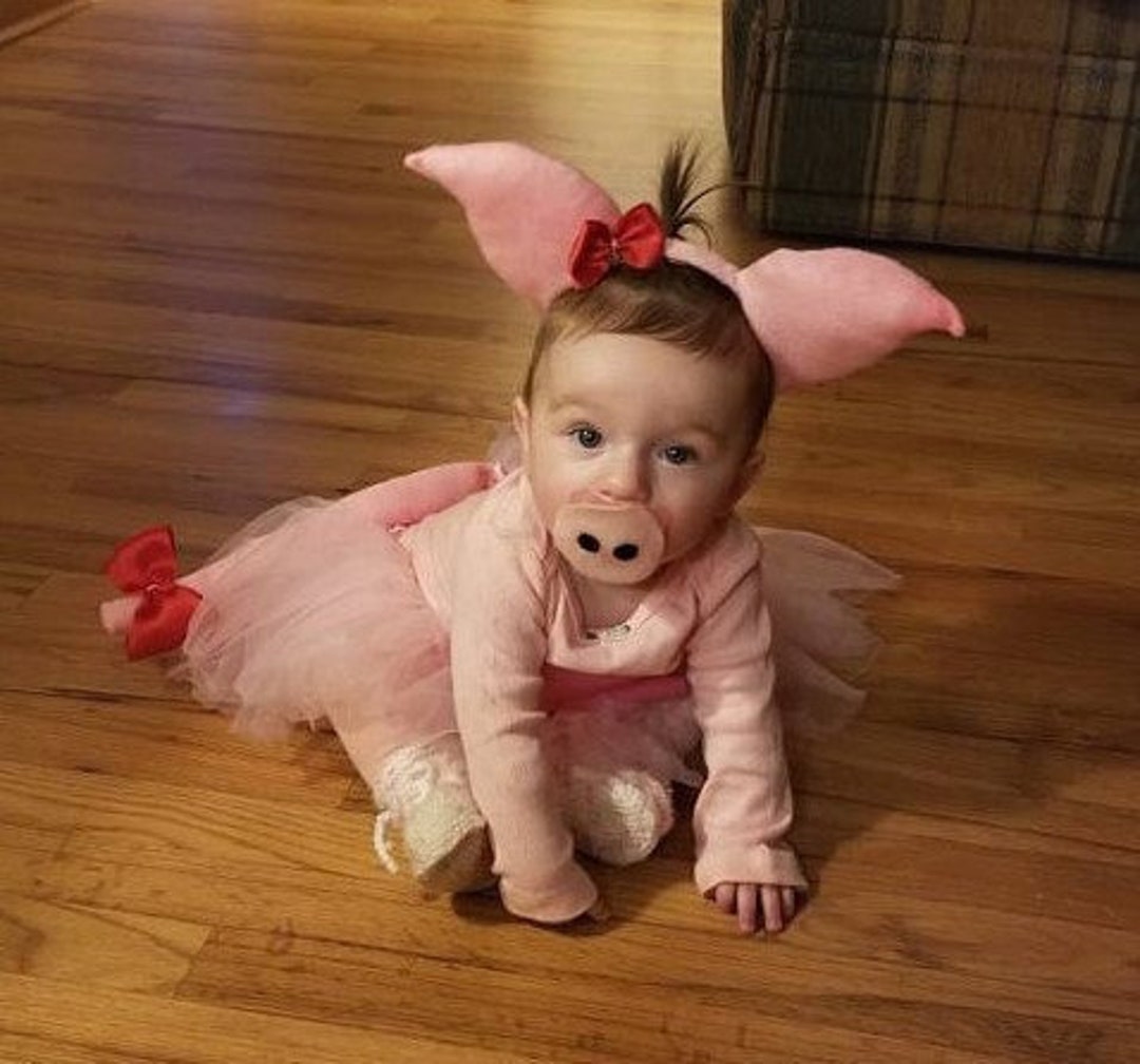 Pig Costume Baby Toddler Girl Halloween Costume - Etsy