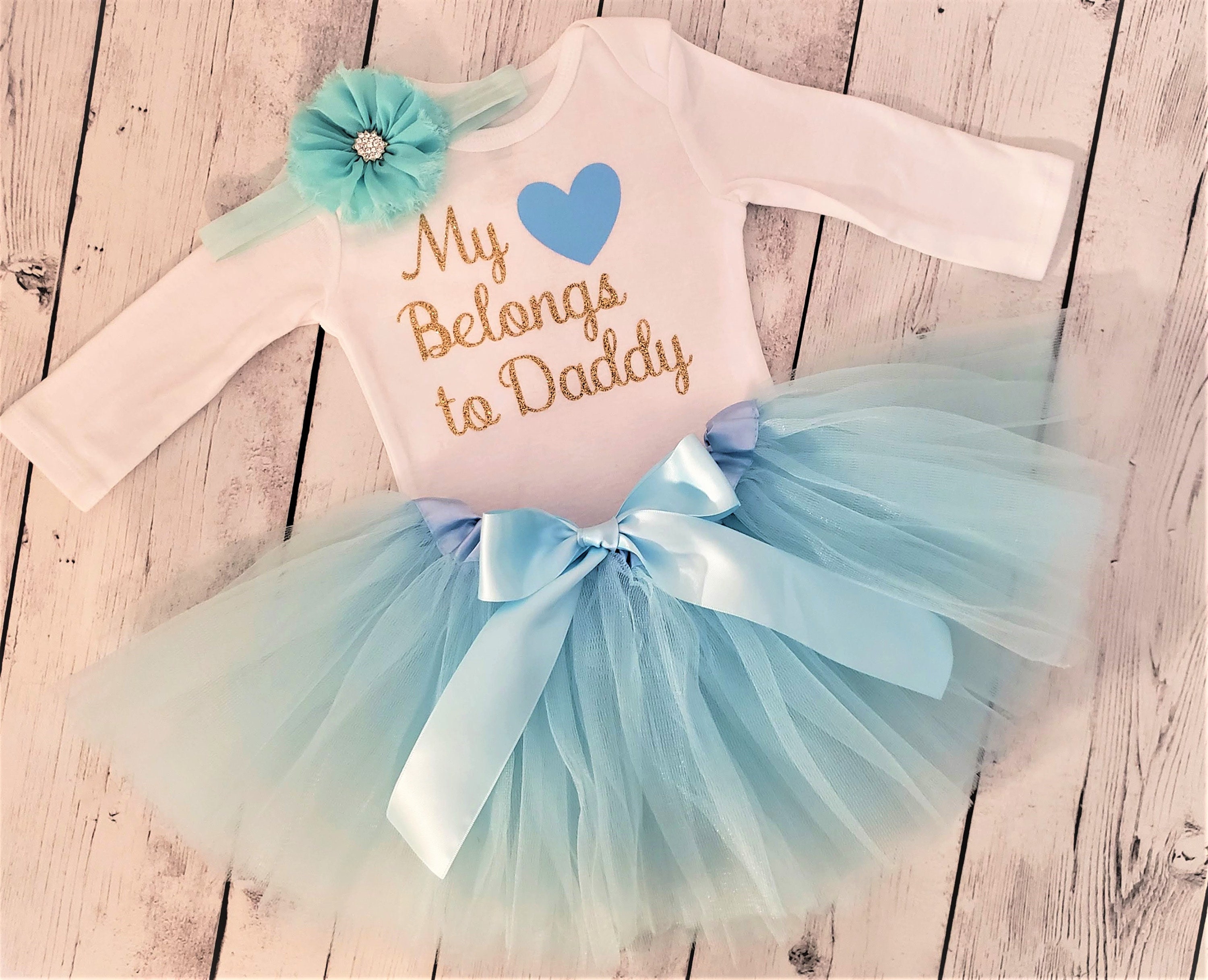 My Heart Belongs to Daddy Tutu Outfit Valentine's Day - Etsy.de