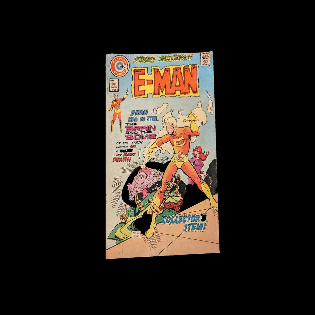 70s E-man First Edition Comic Book Premiere Issue October 1973 - Etsy
