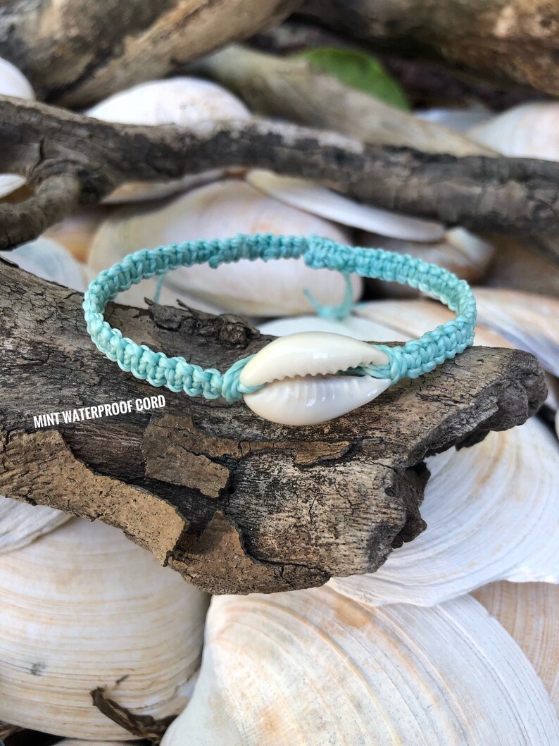 Cowrie Shell Macrame Bracelet for Women and Girls-surfer-beach - Etsy