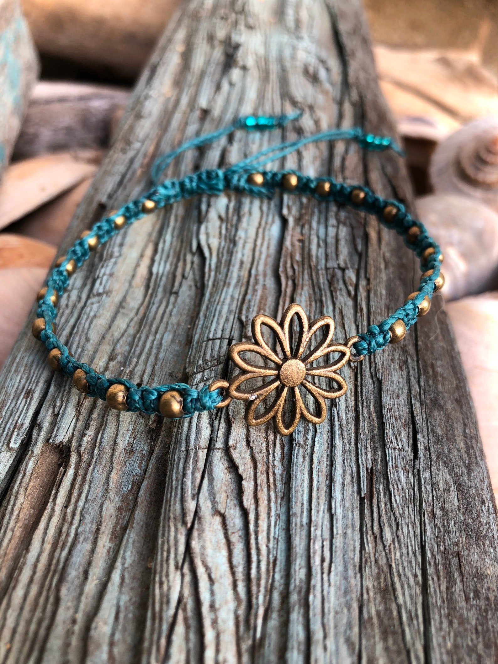 Daisy Flower Anklet-hippie Anklet-boho Anklet-beach | Etsy