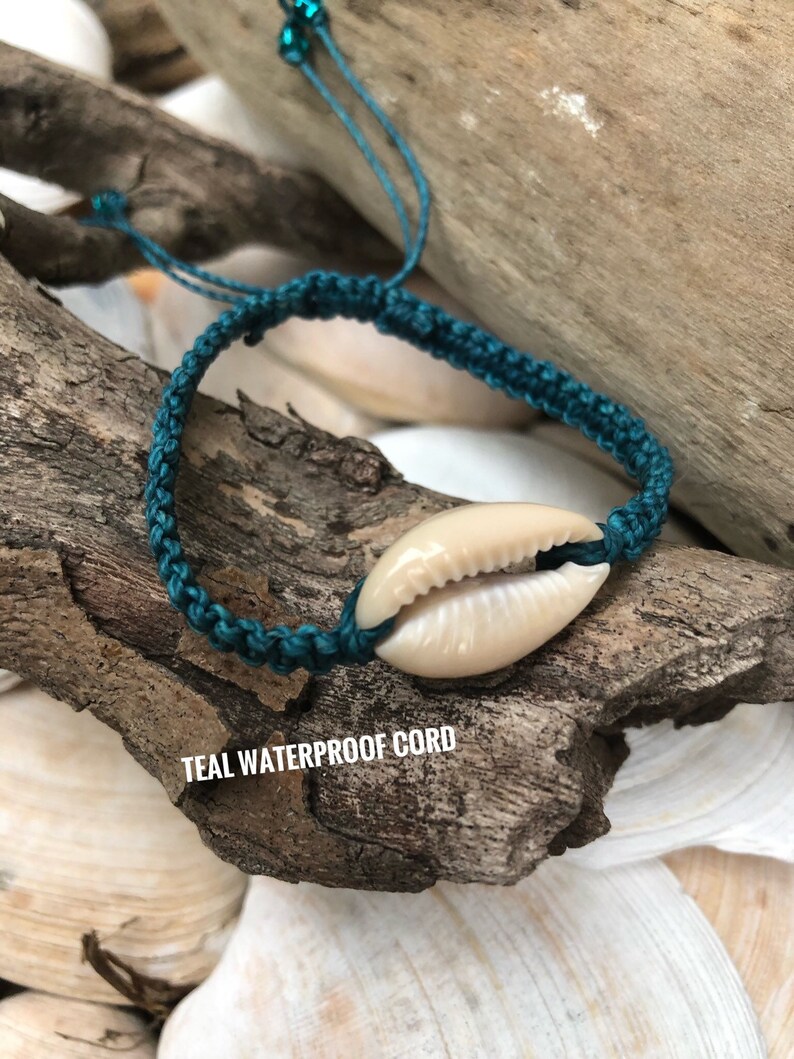 Cowrie Shell Macrame Bracelet for Women and Girls-Surfer-Beach | Etsy
