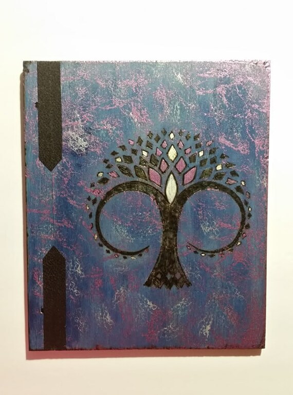 Metal Tree of Life Book of Shadows Goddess Witch Spells Moon | Etsy