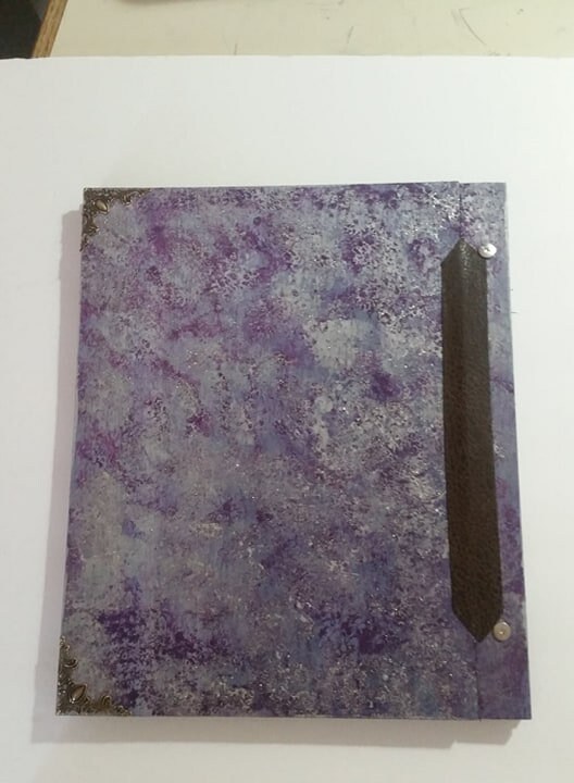 Goddess Metal Moon Spell Witch Pagan Purple Silver Book of - Etsy