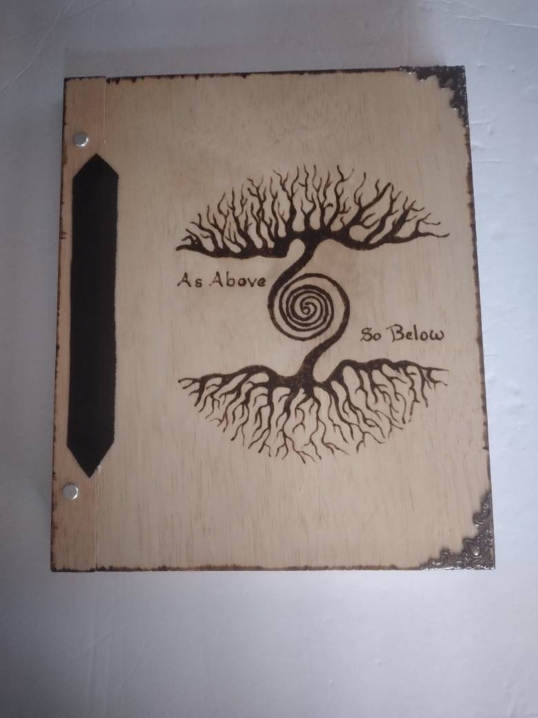 Tree of Life 12 X 11 Book of Shadows Grimoire Pagan Witch Wicca Spells ...