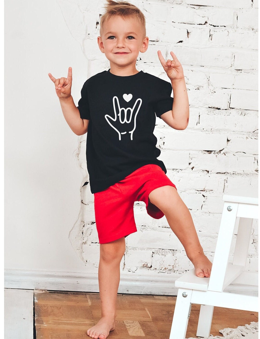 ASL Shirt, I Love You Sign Language Baby, Toddler, Youth Shirt ...
