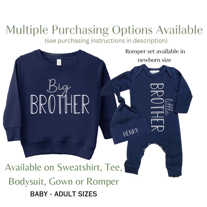 Big Brother Little Brother Matching Outfits - Etsy