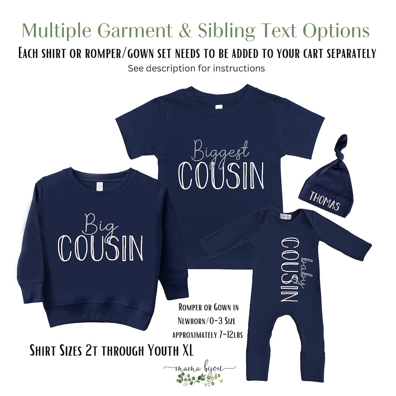 Matching Cousin Outfits - Etsy