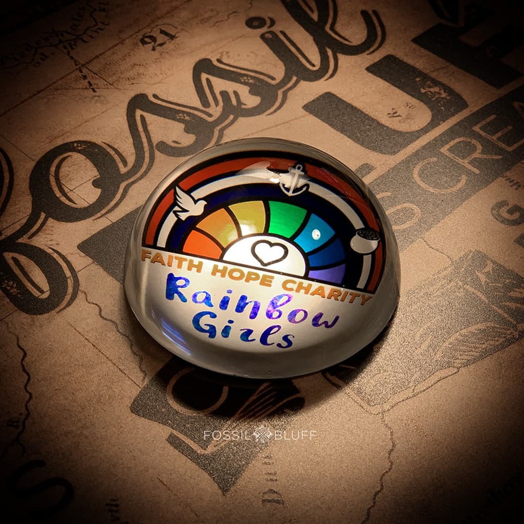 Leaded Crystal IORG Rainbow Girls Paperweight - Etsy