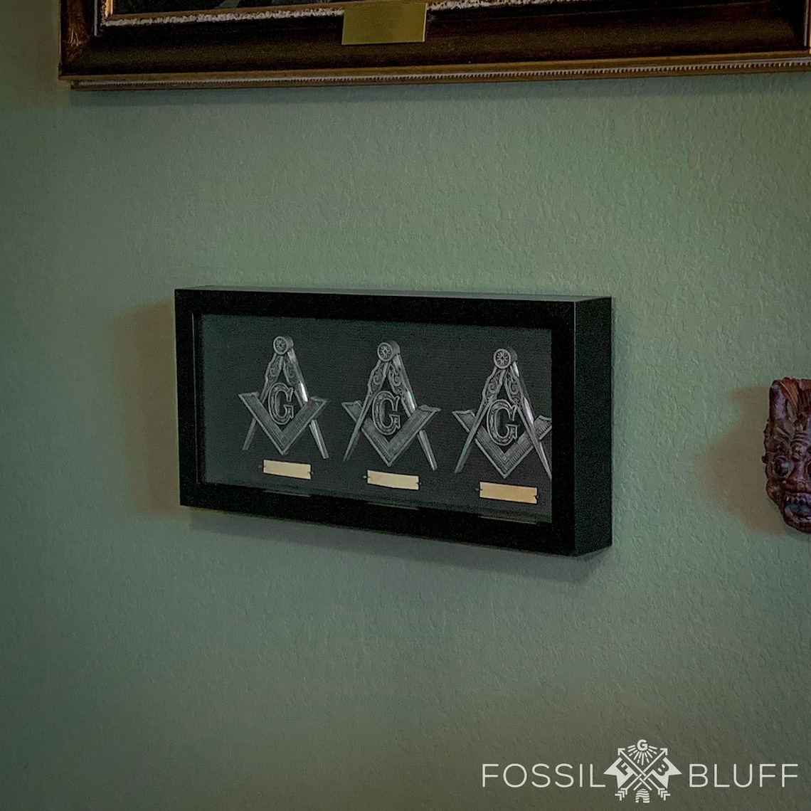 Square & Compass Shadowbox Tri Lux Collection - Etsy