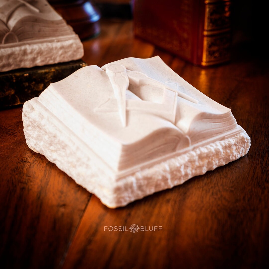 Three Great Lights (VSL) Masonic Marble Sculpture - Etsy