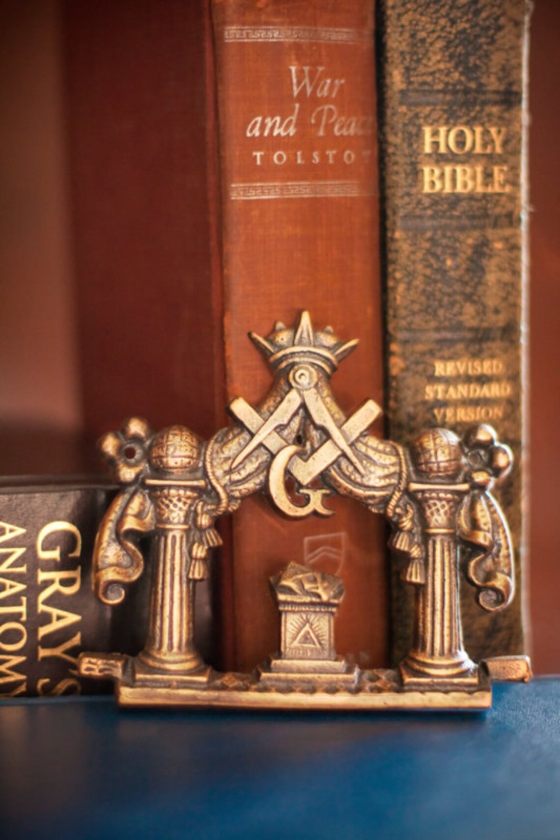 Masonic Pillars Altar and Emblem Plaque - Etsy