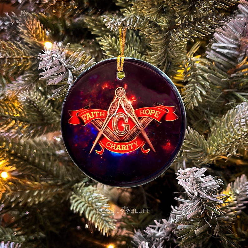 Masonic Virtues Christmas Ornament - Etsy