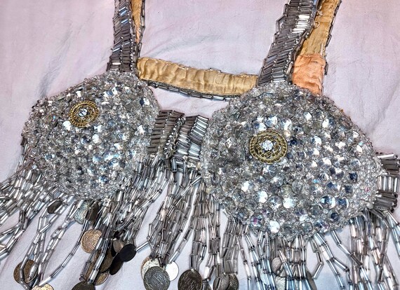 Extremely Rare 1900s Belly Dance Bra Top - Gem