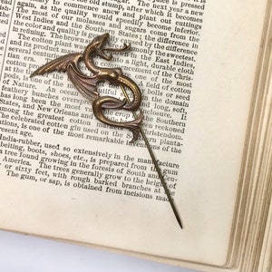 Antique Winged Dragon Stickpin, Hatpin - Etsy