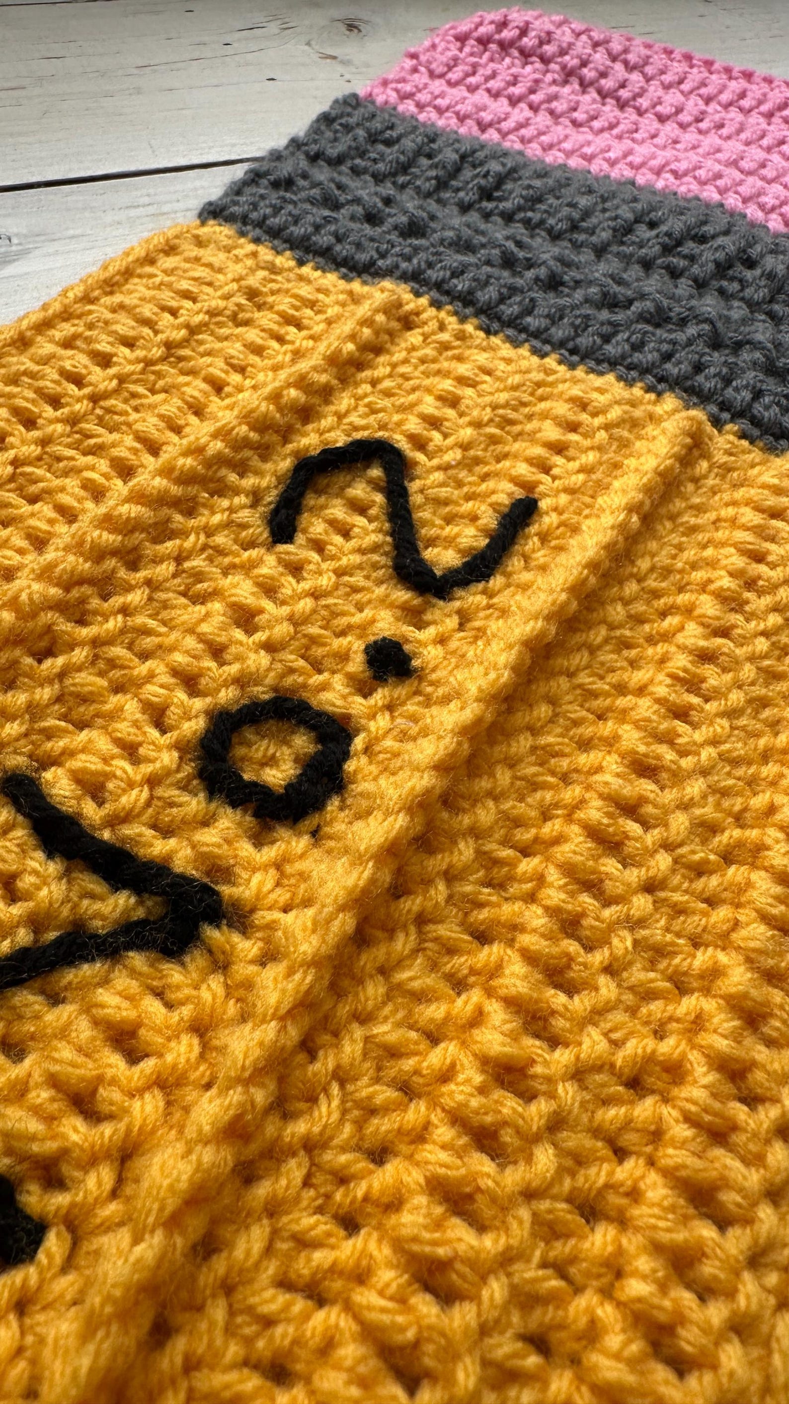 Pencil Scarf Crochet PDF Pattern - Etsy