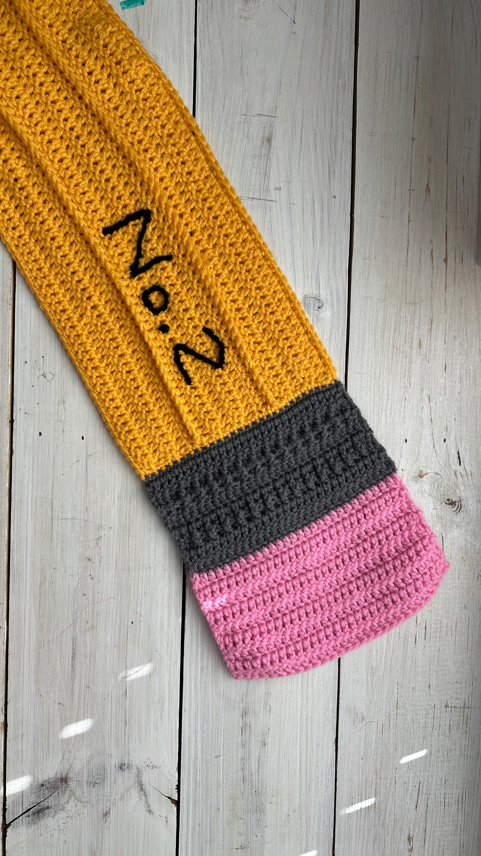 Pencil Scarf Crochet PDF Pattern - Etsy