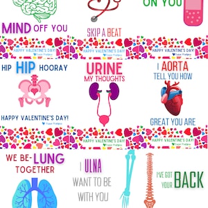 Medical Valentines - CUSTOMIZABLE - Etsy