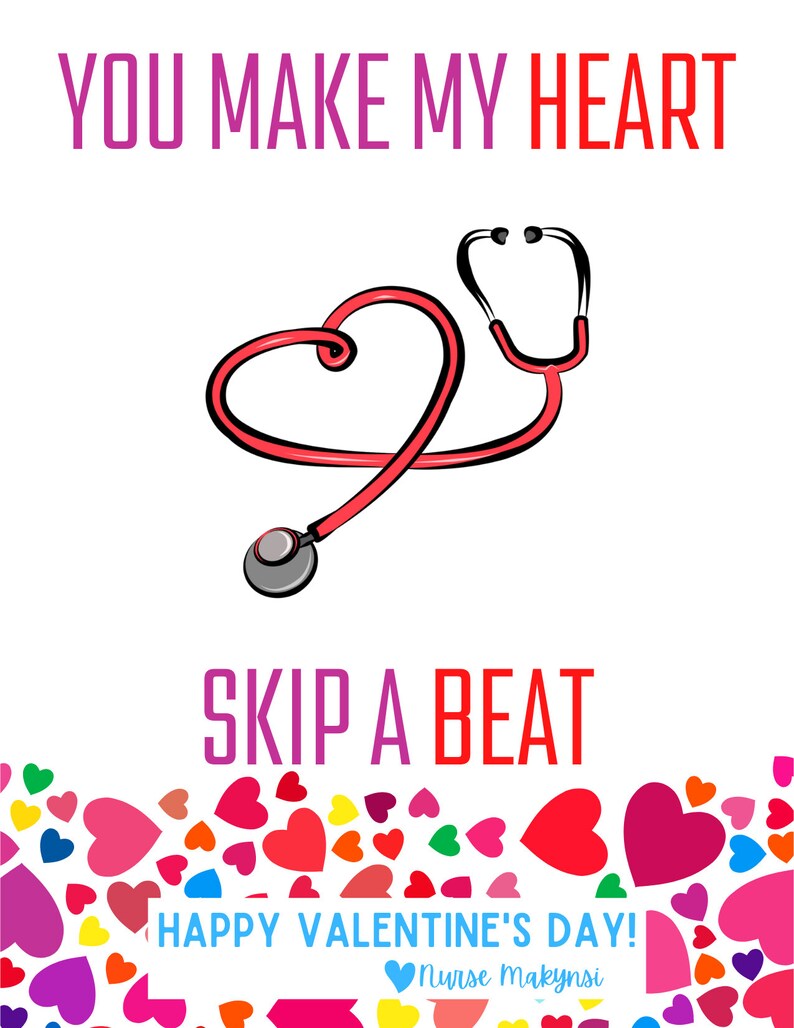Medical Valentines - CUSTOMIZABLE - Etsy
