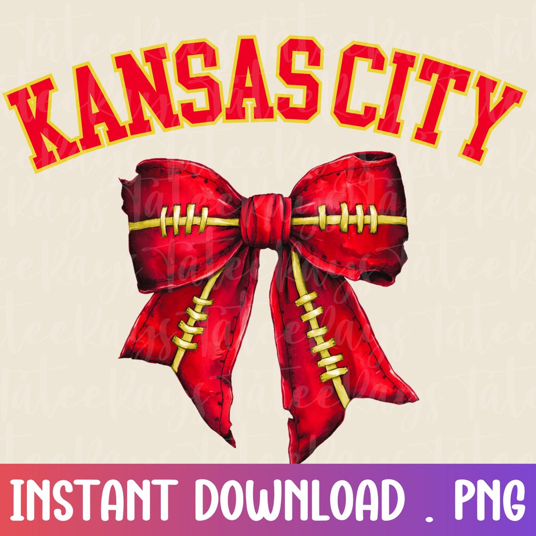 Kansas City Chiefs Bow Png - Etsy