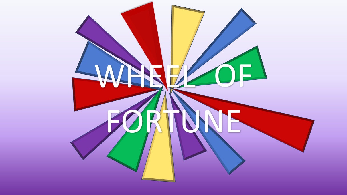 Wheel Of Fortune Powerpoint Game Show Templates