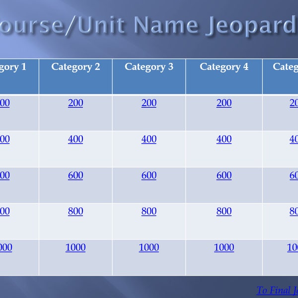 Powerpoint Game - Etsy