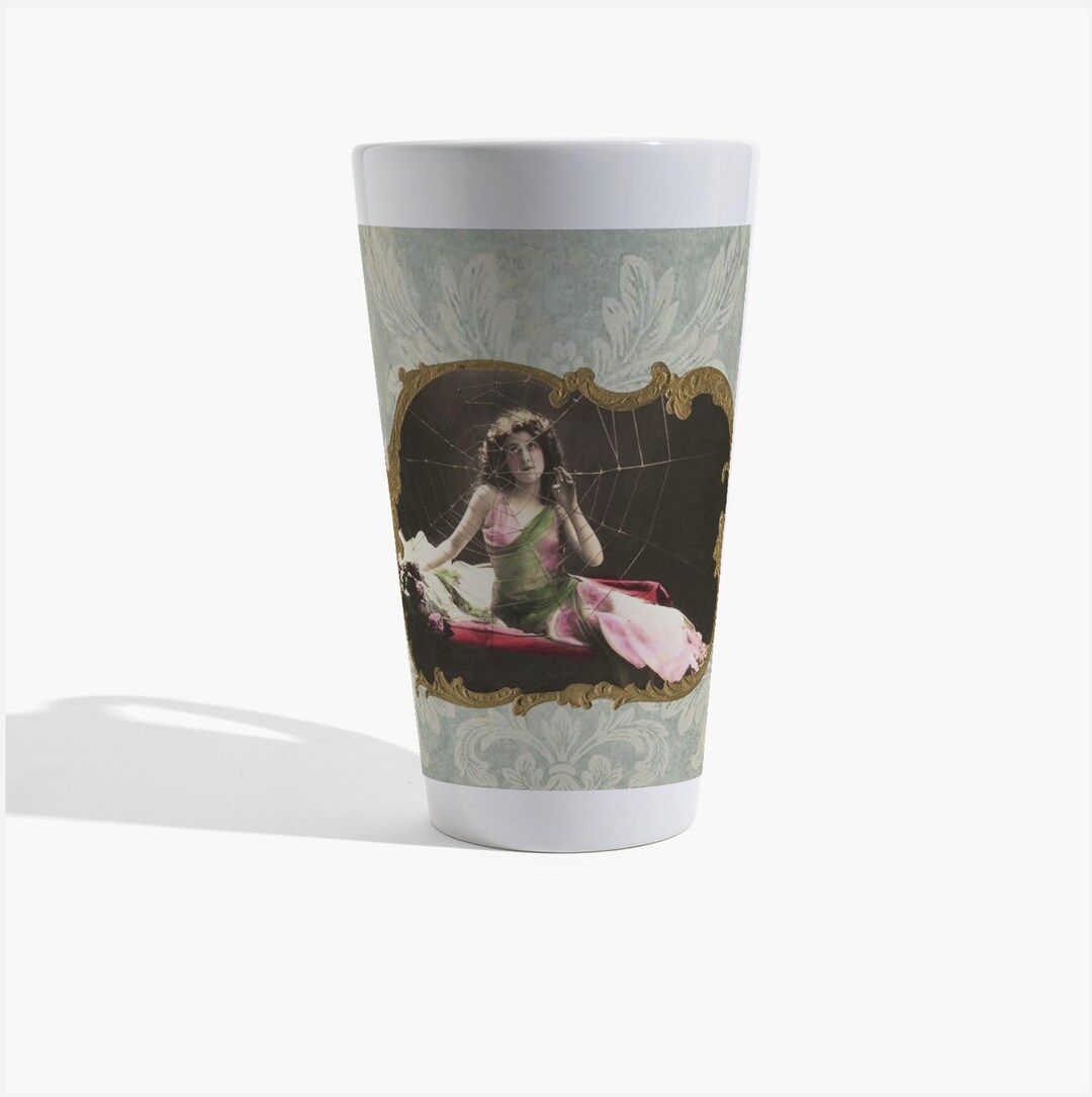 Fantasy Spider Web Lady Vintage Image Coffee Latte Tea Mug - Etsy