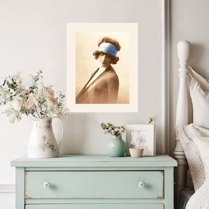 Risque Art Deco Lady Vintage Image Poster Print - Etsy