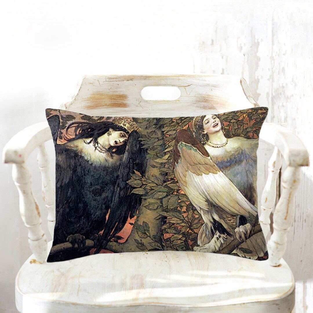 Russian Sirin and Alkonost Song of Joy & Sadness by Vasnetsov Custom ...